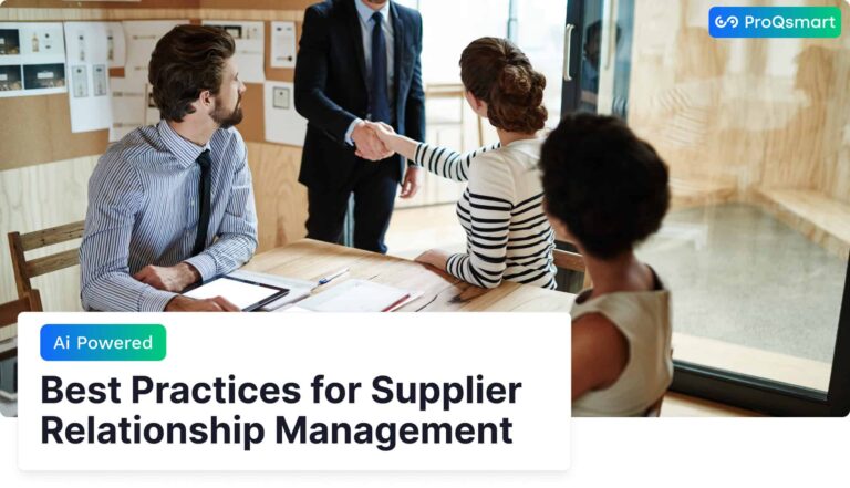 How to Build Strong Relationship with Suppliers | ProQsmart