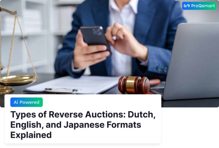Reverse Auction: Types and Formats Explained