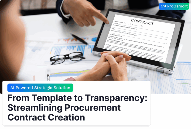 Procurement Contract Creation: From Template to Transparency