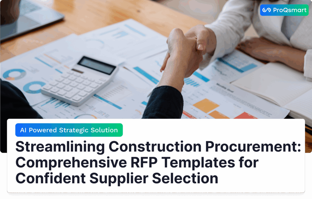 ProQsmart | Efficient CapEx Procurement & Faster Project Delivery