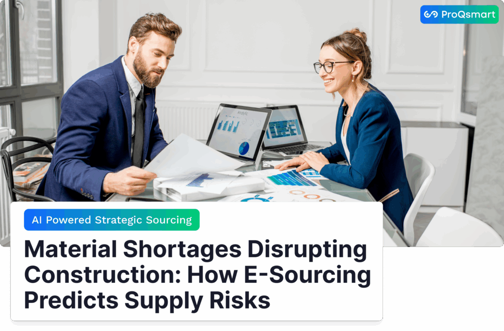 How E-Sourcing Predicts Supply Risks in Construction Projects
